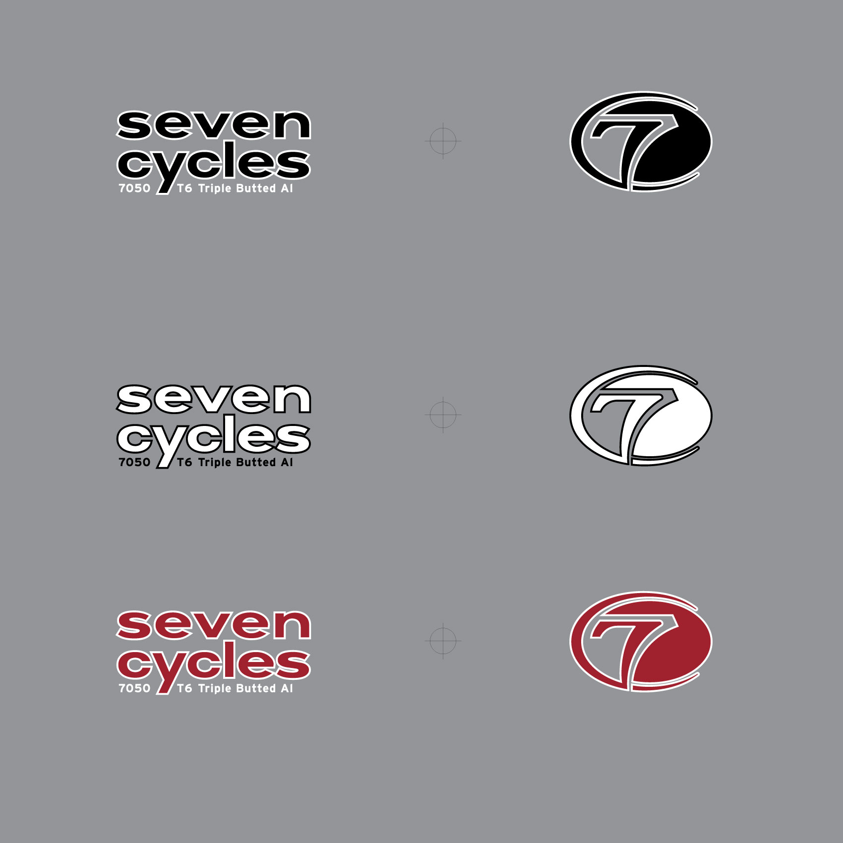 Complete Frame and Component Decal Set – Seven Cycles