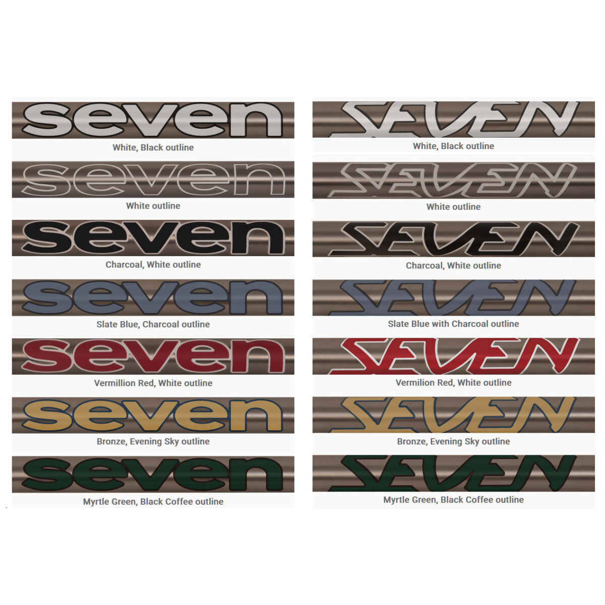 Complete Frame Graphics Set – Seven Cycles
